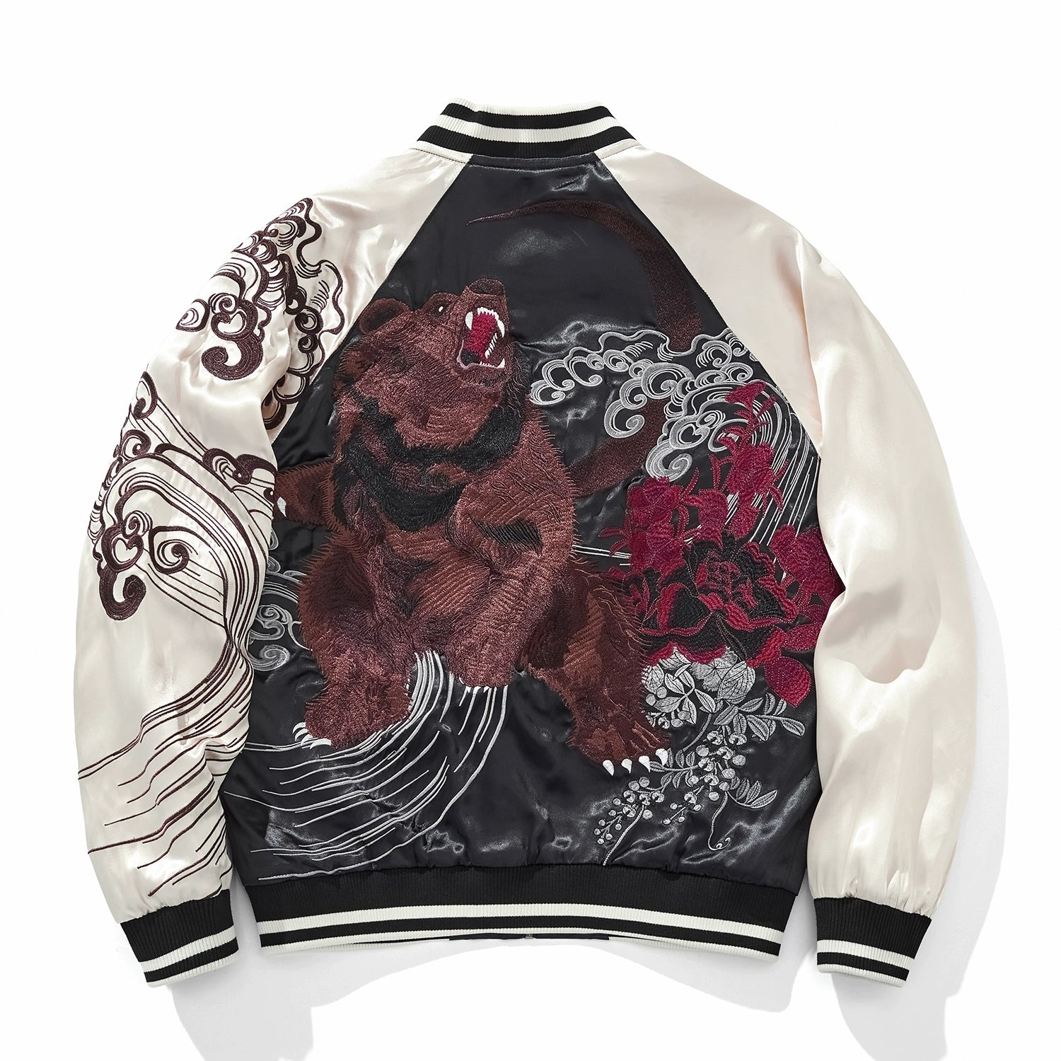 Kurokuma Embroidered Sukajan Jacket – Shizuka Collective